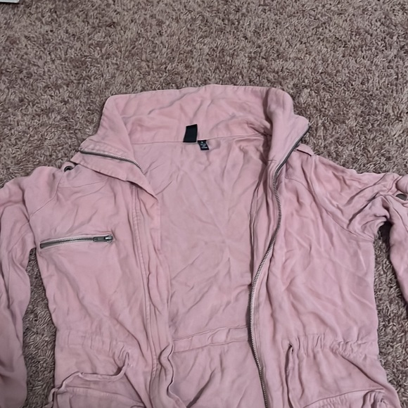 Windsor | Jackets & Coats | Windsor Light Pink Cargo Jacket Size Small ...